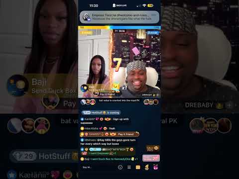 Dre Baby and Kennedy Dior Bigo Live Interaction