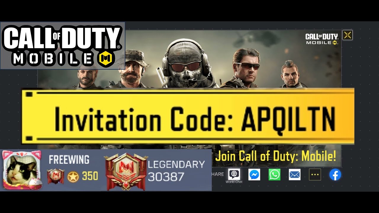 [CoD:M] Where to Enter Invitation Code CoDM . Invitation Code: APQILTN ...