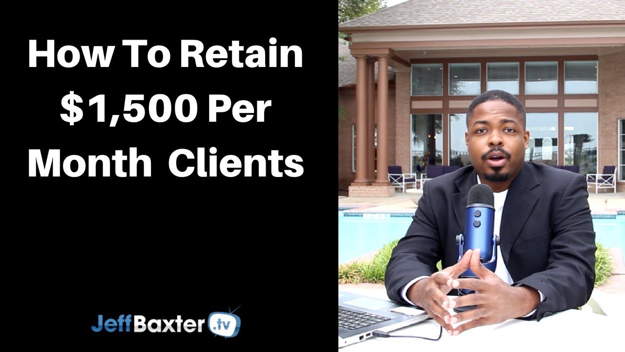 How To Retain $1500 Per Month Agency or Consulting Clients - YouTube