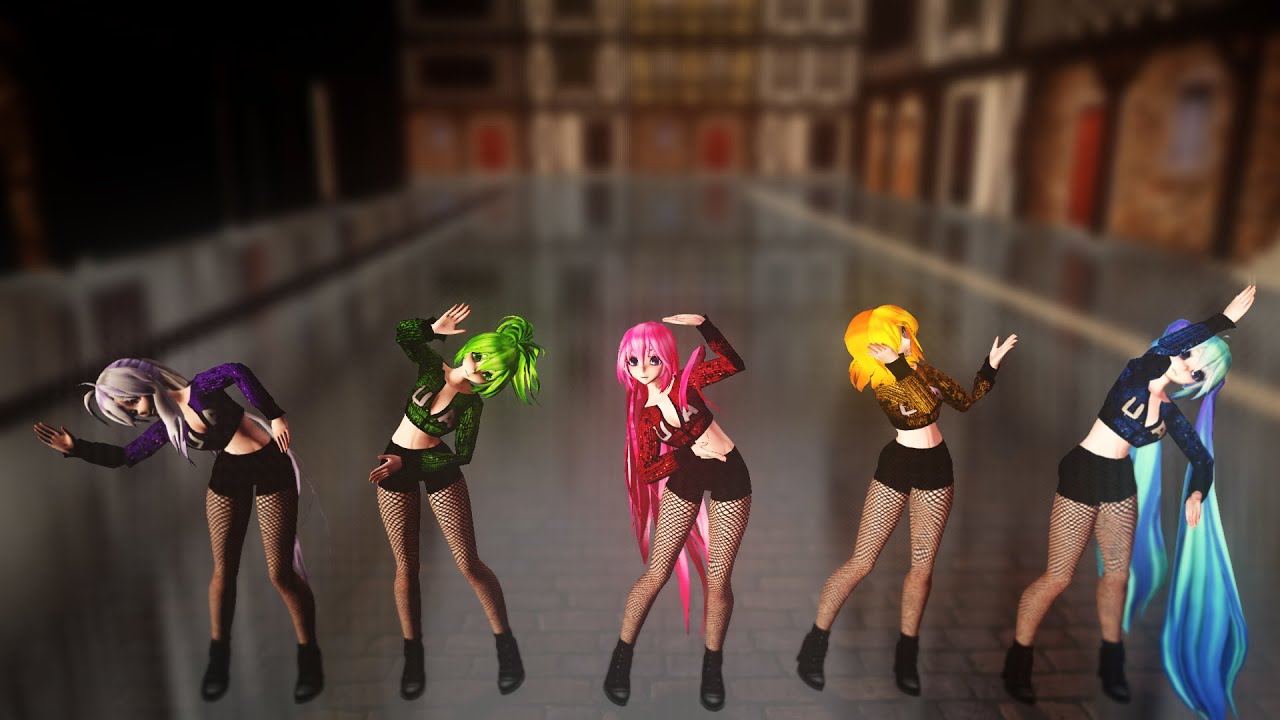 Sexy Love - Korean ver.【MMD】💕TDA Miku, Gumi, Rin, Haku & Luka K-POP ...
