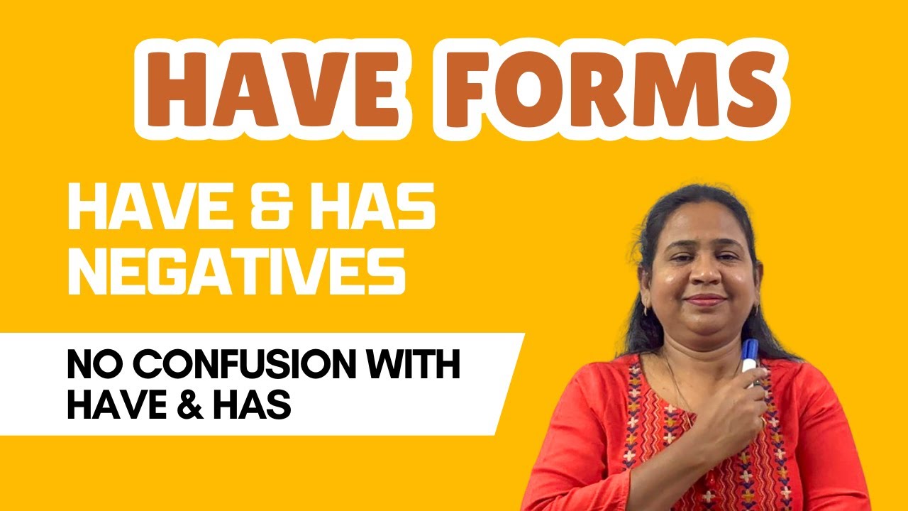 💡Understanding Have Forms Negatives with a Simple Trick | No More ...