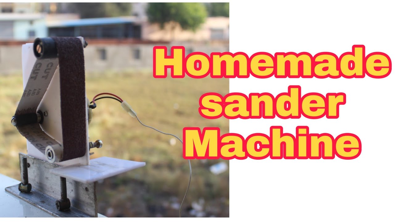 How to make sander Machine at home - YouTube
