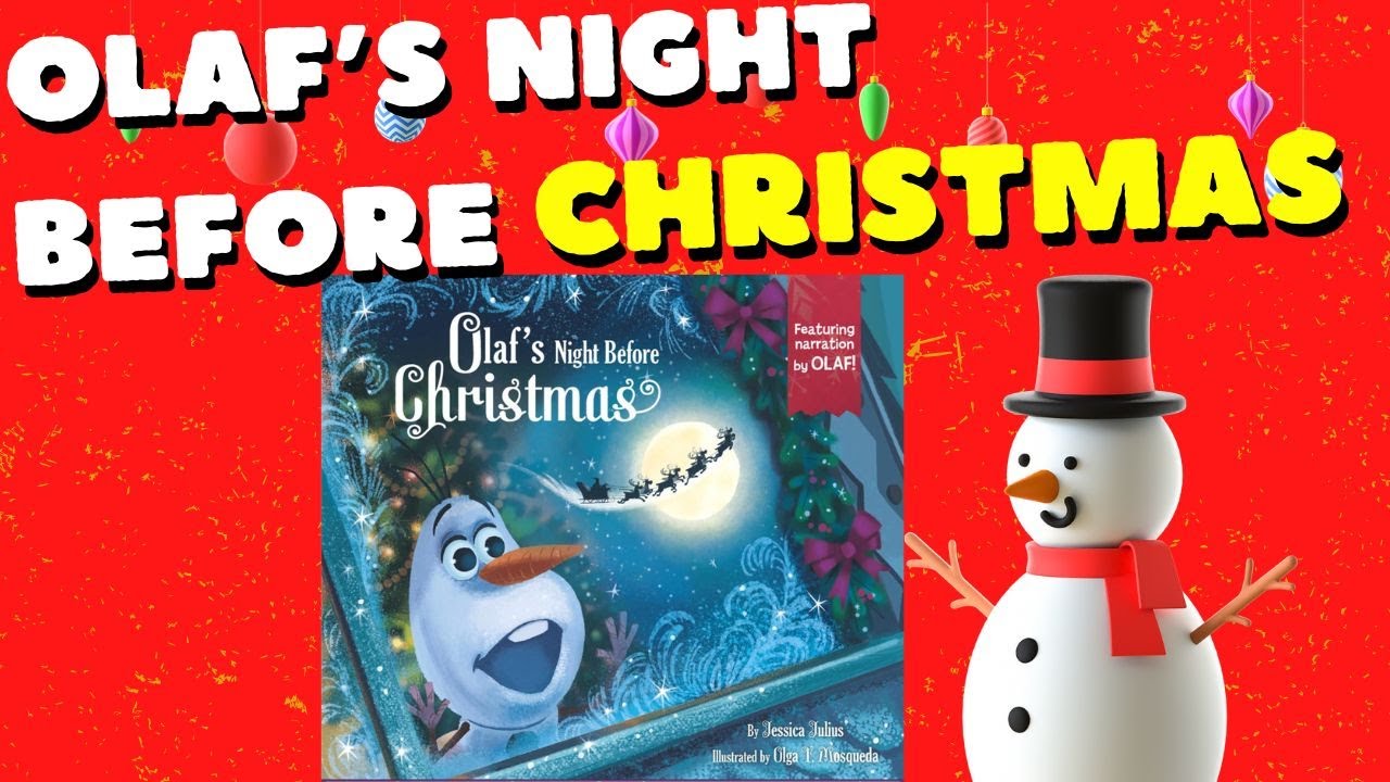 frozen Olaf's night before Christmas - YouTube