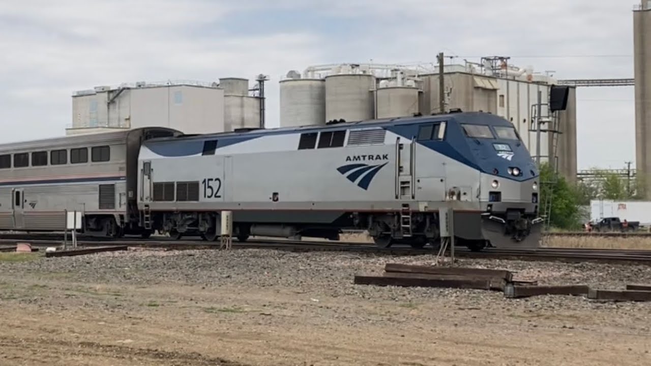 Amtrak’s Heartland Flyer at Saginaw, TX (March 29, 2023) - YouTube