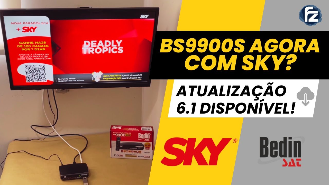 BEDIN SAT com SKY? BS9900s: Nova Atualização V6.1 - YouTube