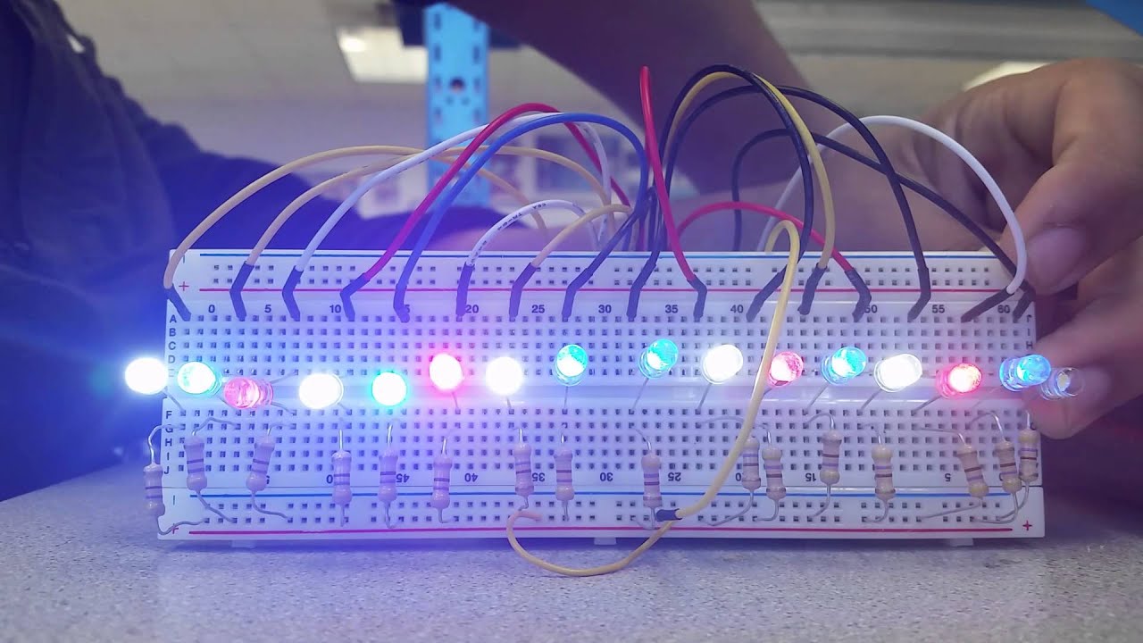 MicroChip LED's - YouTube