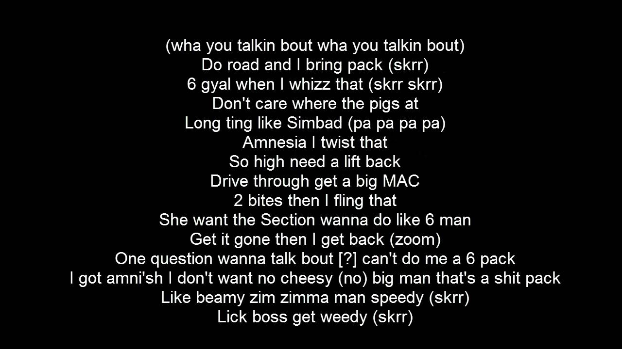 Section Boyz Dig dat Lyrics HD - YouTube