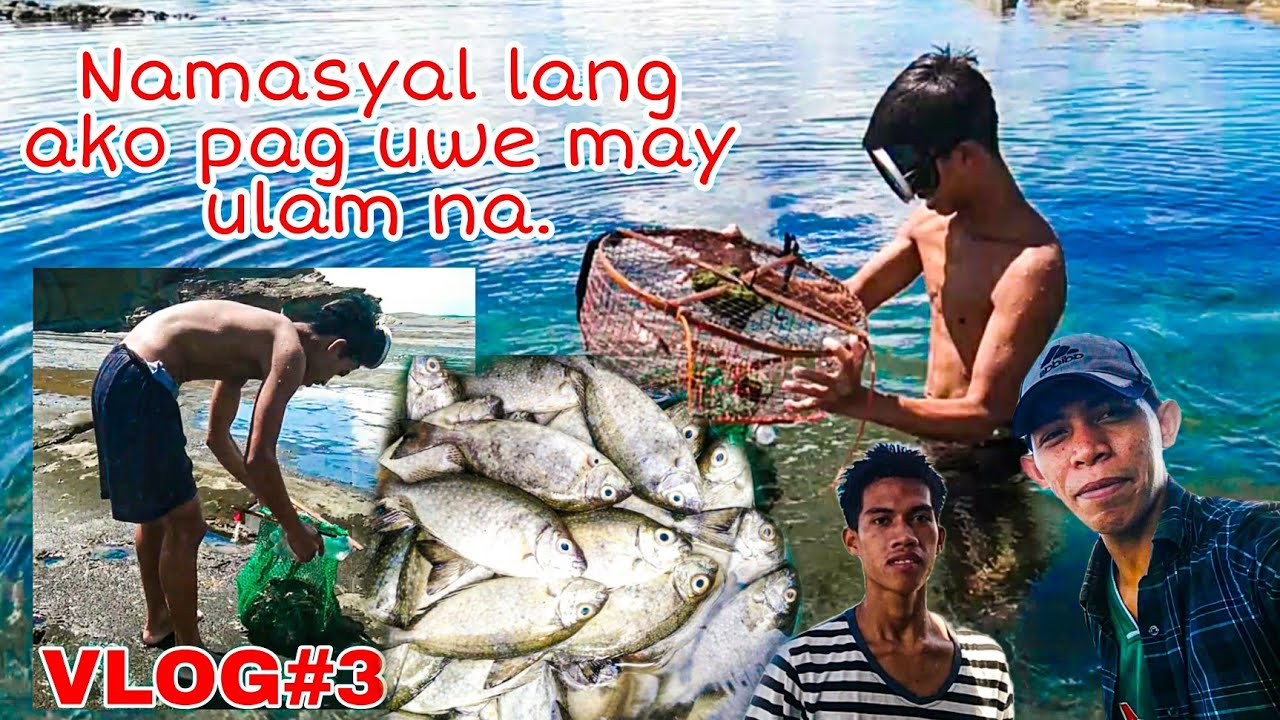 Daming huling isdang Ketong Gamit ang handcraft fish trap. - YouTube