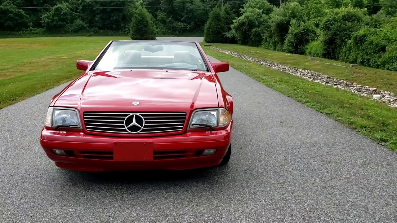 1996 Mercedes 500SL walk around - YouTube
