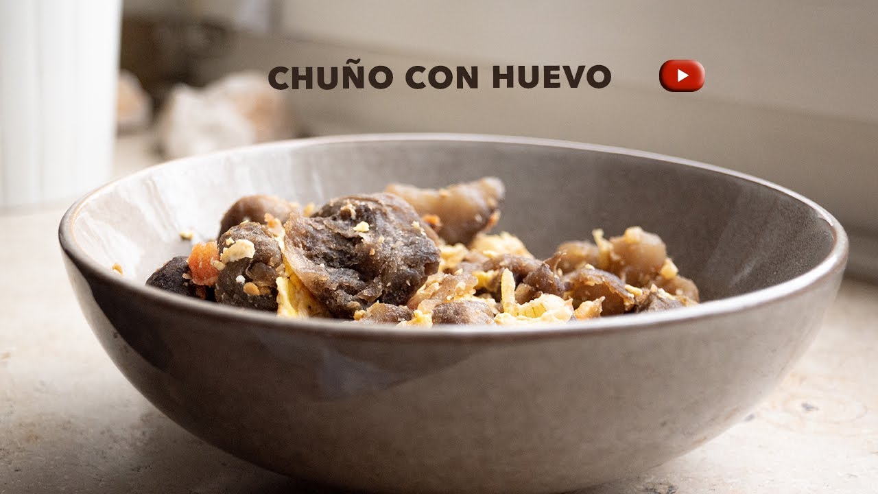Cómo preparar chuño con huevo 🇧🇴 Chuno Potato | Receta boliviana #58 ...