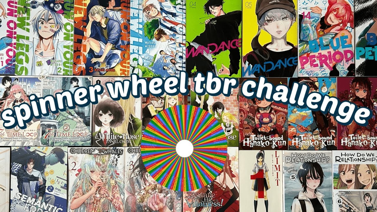 spinner wheel tbr challenge - manga & manhwa reading vlog - YouTube