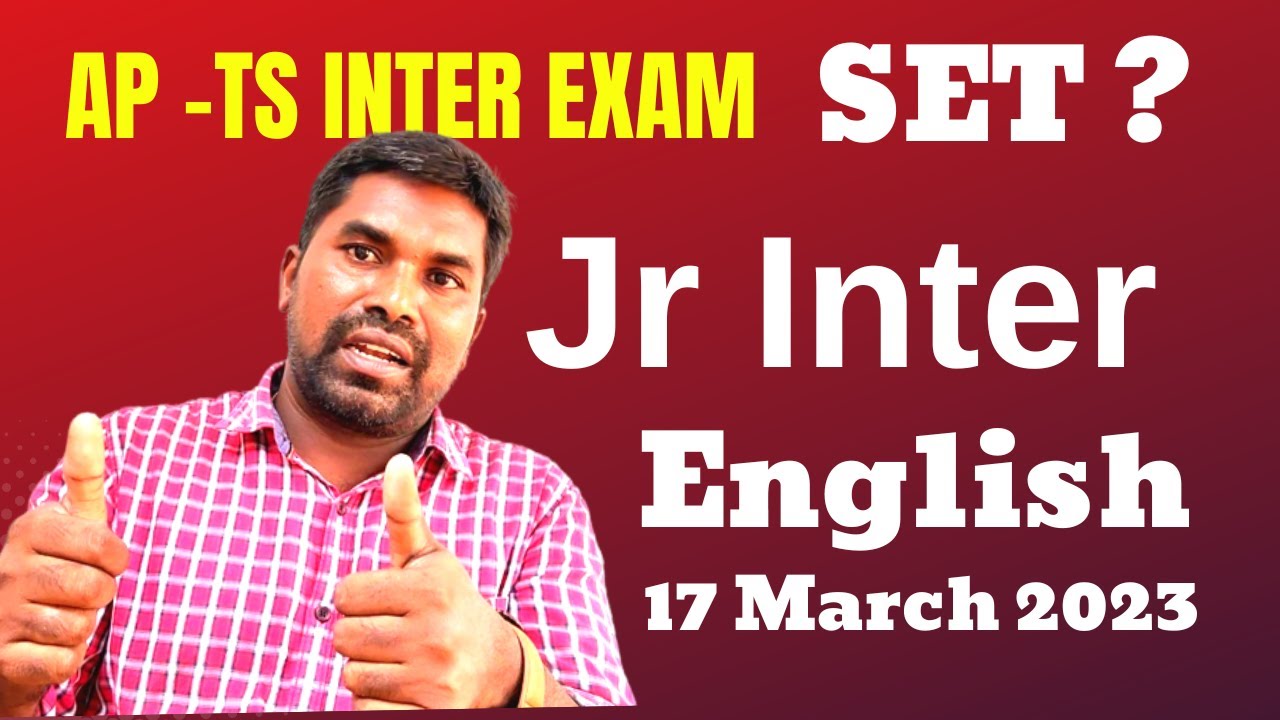 AP,TS Inter Exam Jr Inter Set Released,Today Jr inter Exam Set - YouTube