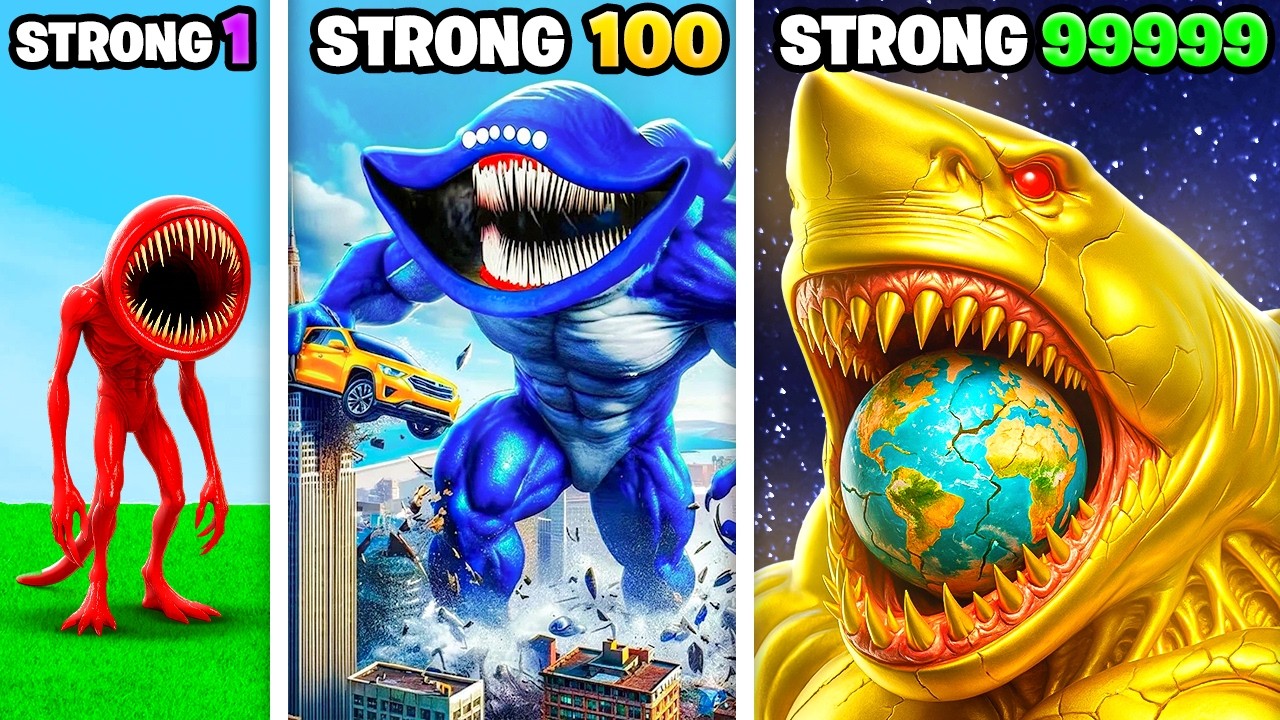 Weakest to STRONGEST SEA MONSTER in GTA 5! - YouTube