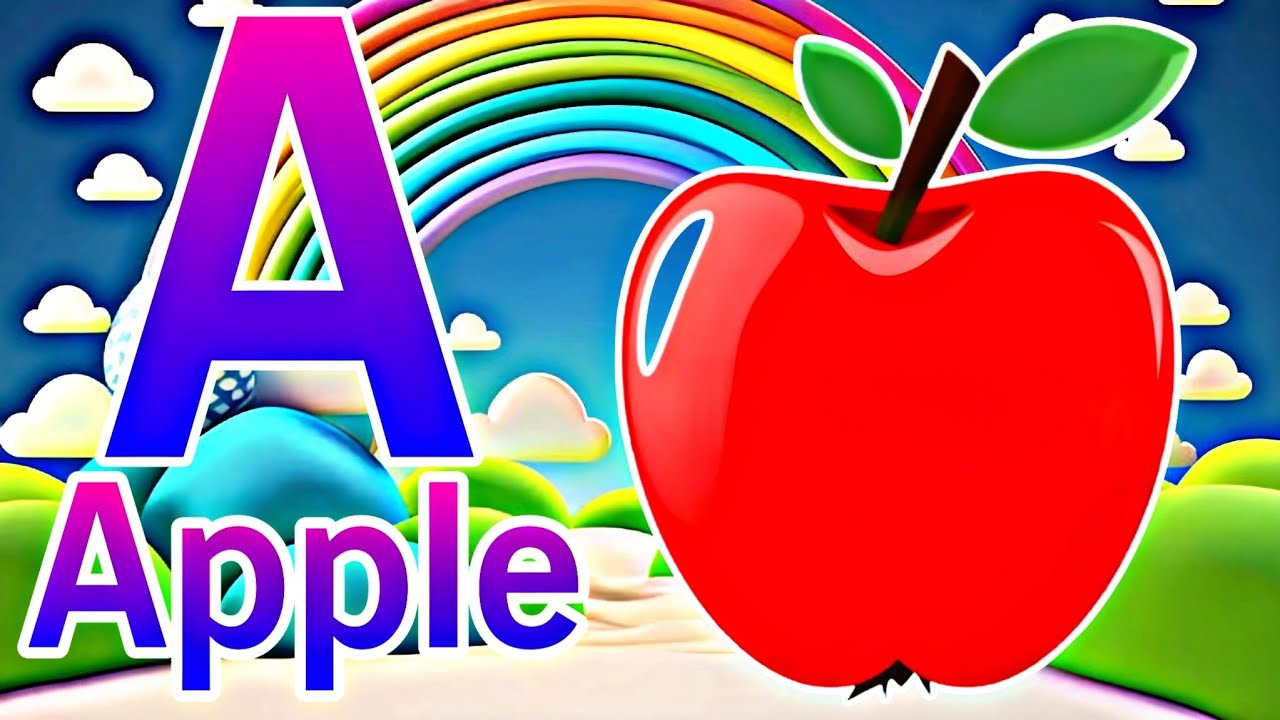 ABC Phonic Song - Toddler Learning Video Songs, A for Apple, Nursery ...