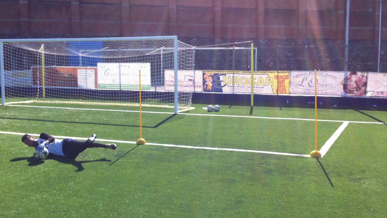 Allenamento portieri " trasformazione della forza " - YouTube