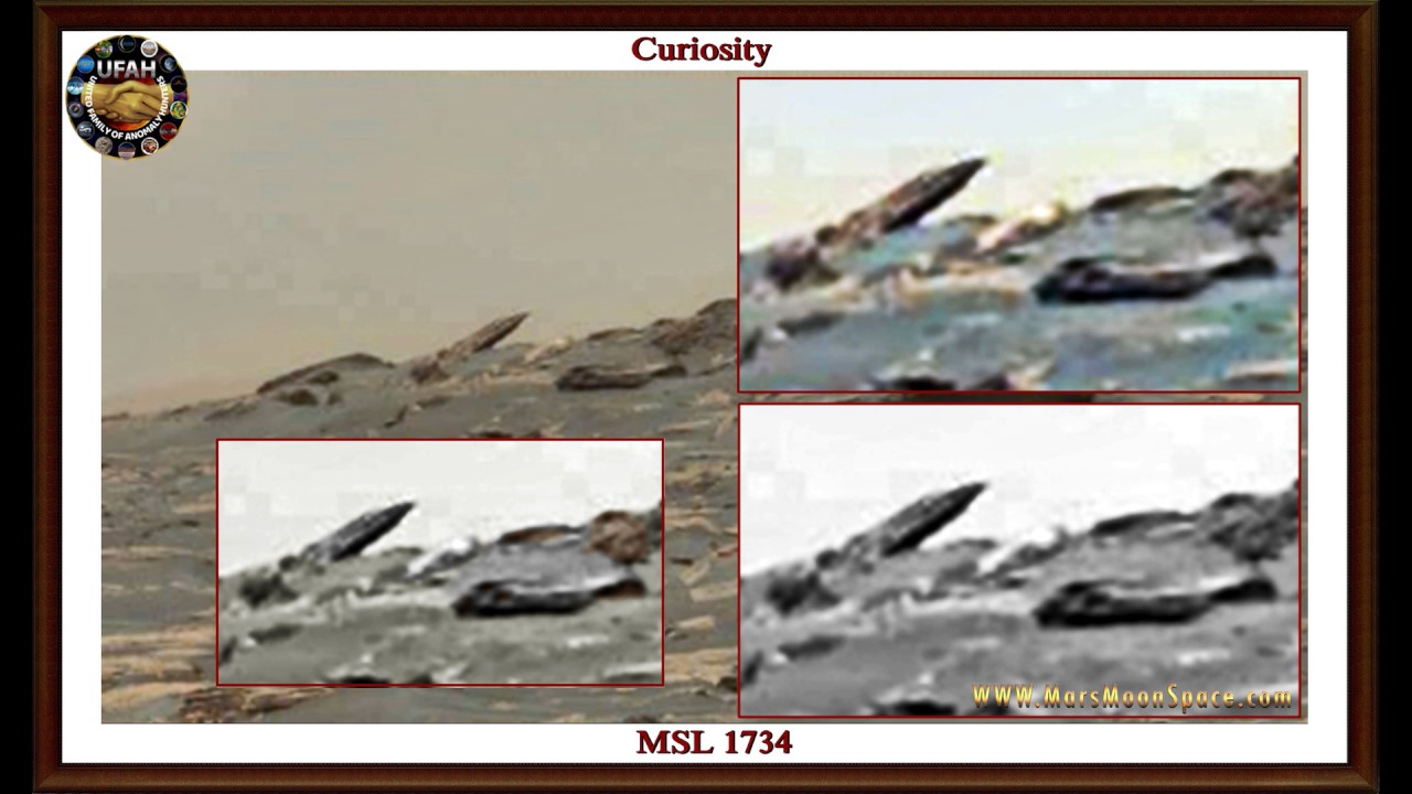 Obelisk and UFO Found On Mars. Unidentified And Unexplained objects ...