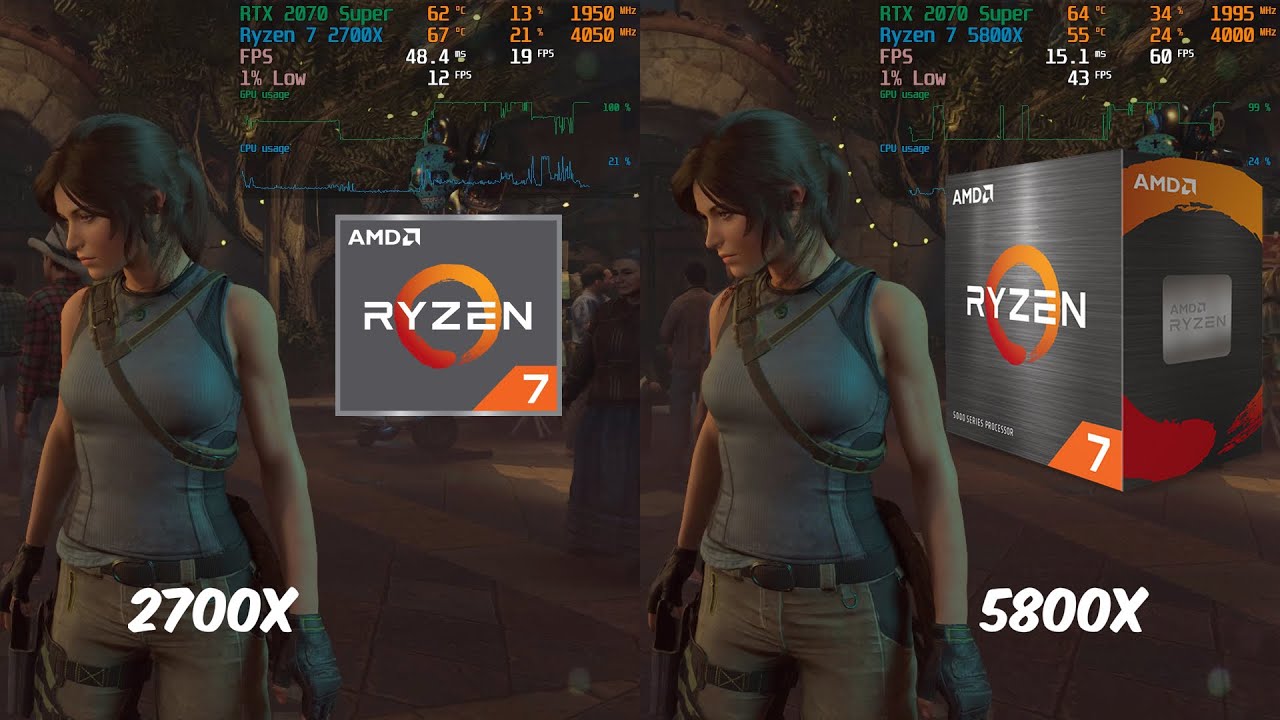 I UPGRADED MY CPU... WAS IT WORTH IT??? | 2700X vs 5800X w/ RTX 2070 ...