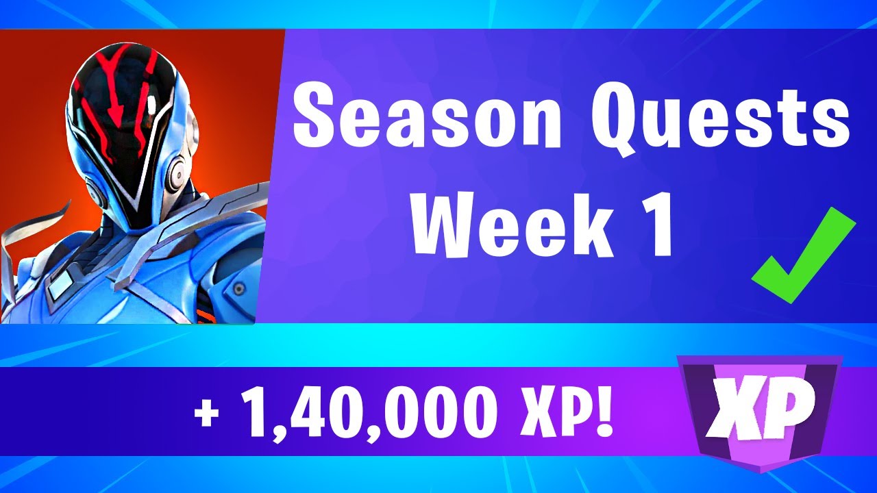 SEASON QUESTS WEEK 1 - (FORTNITE - CHAPTER 3 SEASON 2) - YouTube