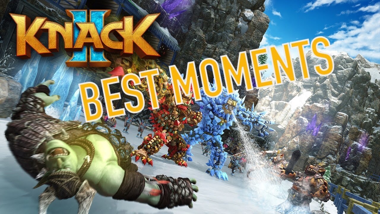 top seven best knack moments in knack 2 - YouTube