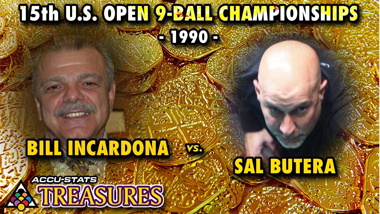BILL INCARDONA vs SAL BUTERA - 1990 US Open 9-Ball Championship - YouTube