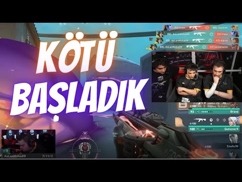 FERİT AİM DLL ALFAJER BBL vs KOI İLK HARİTA / KÖTÜ BAŞLANGIÇ VALORANT ...