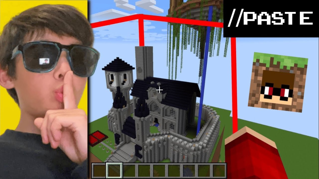 Using //PASTE In A Minecraft Build Battle! (ft. @DronePuppyold) - YouTube