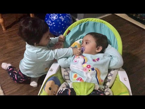 Cute twin babies fighting over dummy 🥰😍 ️ - YouTube