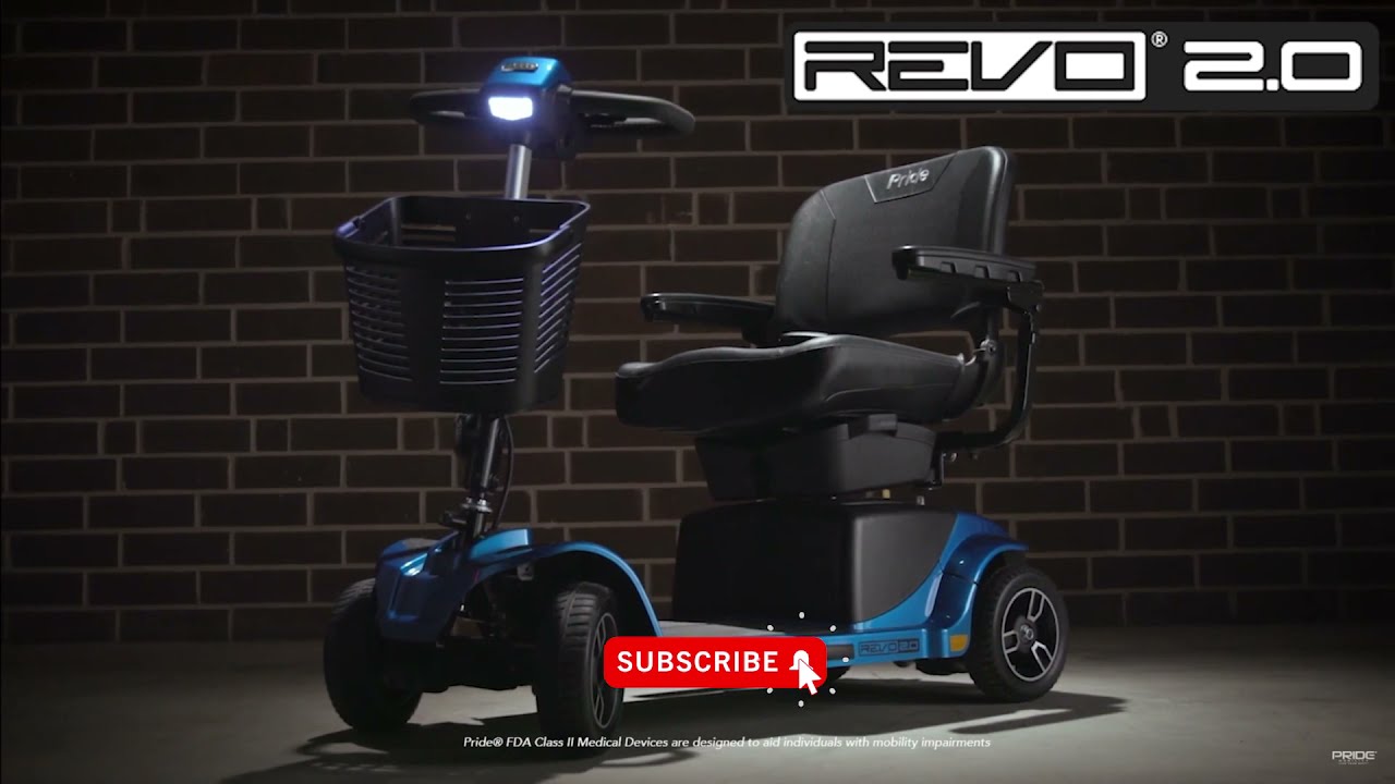 Revo® Heavy Duty Portable Scooter | Pride Mobility Scooters - YouTube
