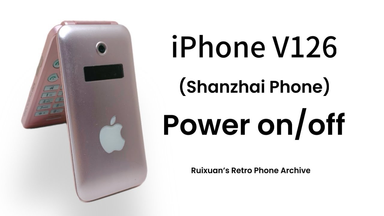 iPhone V126 (Shanzhai Phone) - Power On/Off - YouTube