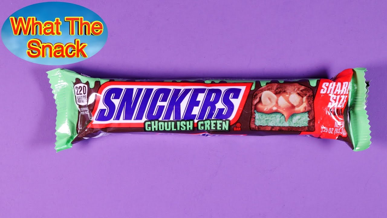 Snickers Ghoulish Green - YouTube
