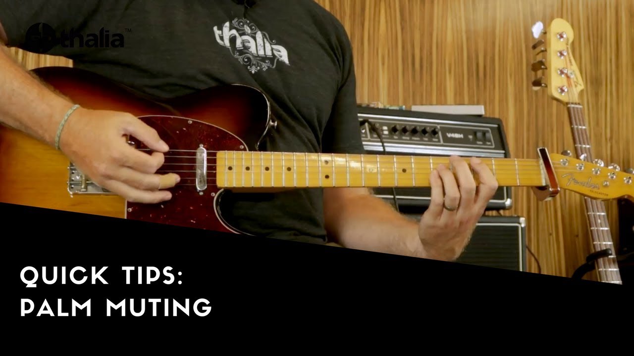 Palm Muting - Quick Tip Lesson - YouTube