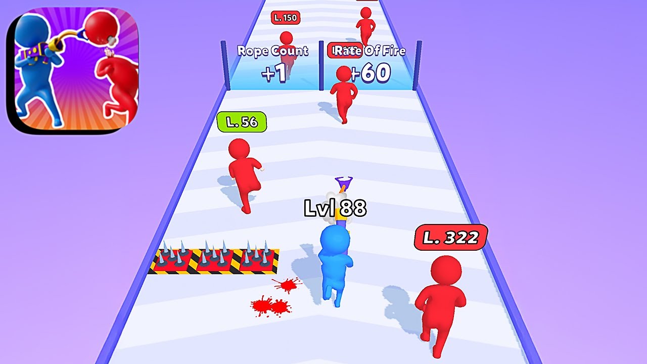 Epic Rope Gun - All Levels Gameplay Android,ios (Part 1) - YouTube