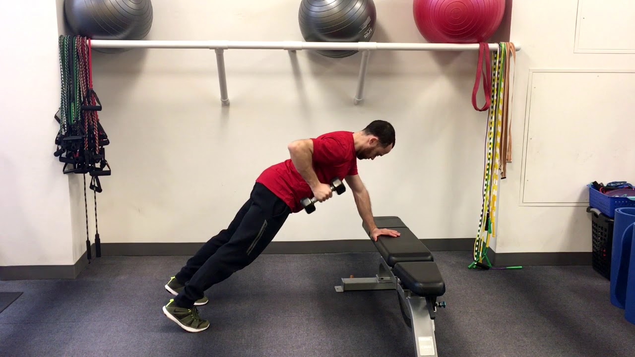 DB 3 Point Row Legs Extended - YouTube