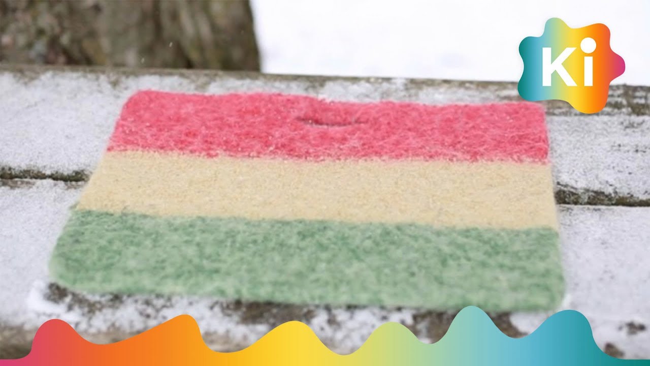 Hvordan strikke sitteunderlag - YouTube