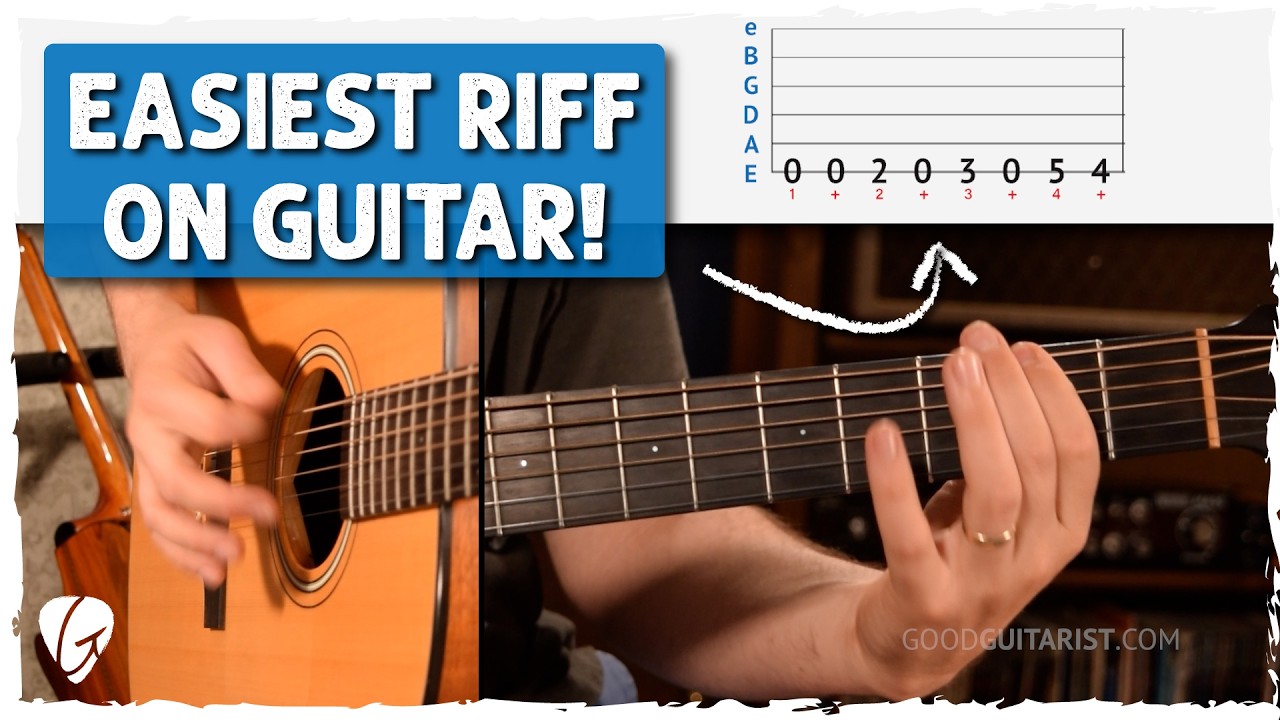 Learn the Easiest Guitar Riff Ever! Peter Gunn Theme | 2-Finger Riff ...