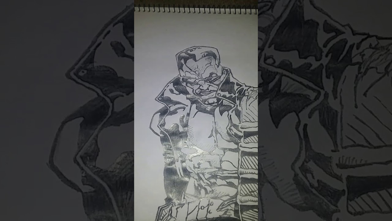 Drawing of blade the vampire slayer - YouTube