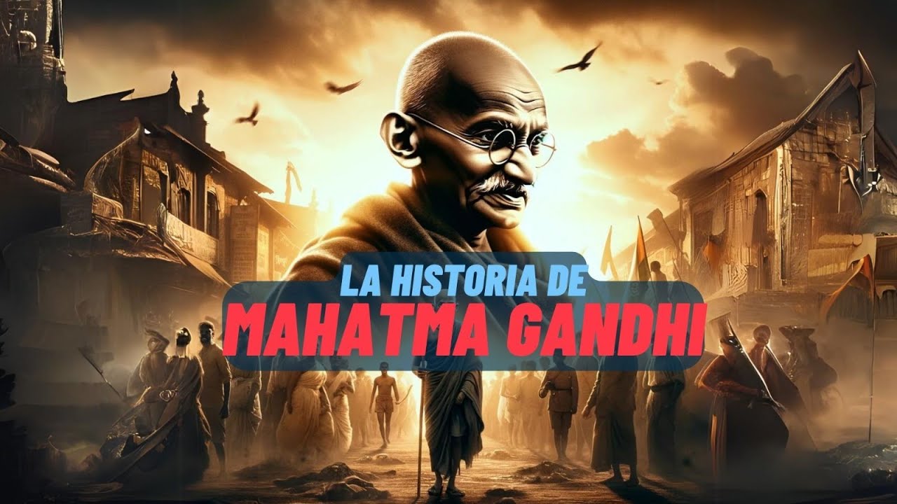 MAHATMA GANDI. HISTORIA RESUMIDA EN 9 MINUTOS #india #gandhi - YouTube