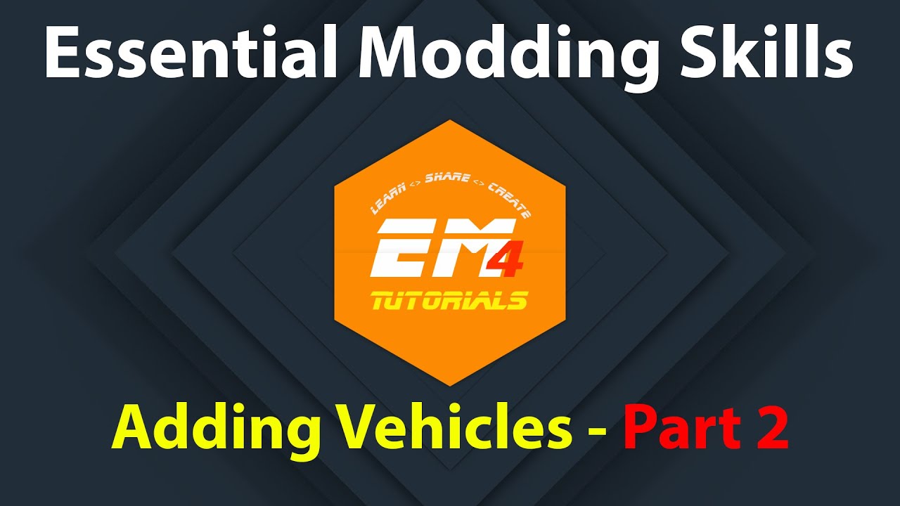 Essential Modding Skills - Adding Vehicles Part 2 - YouTube