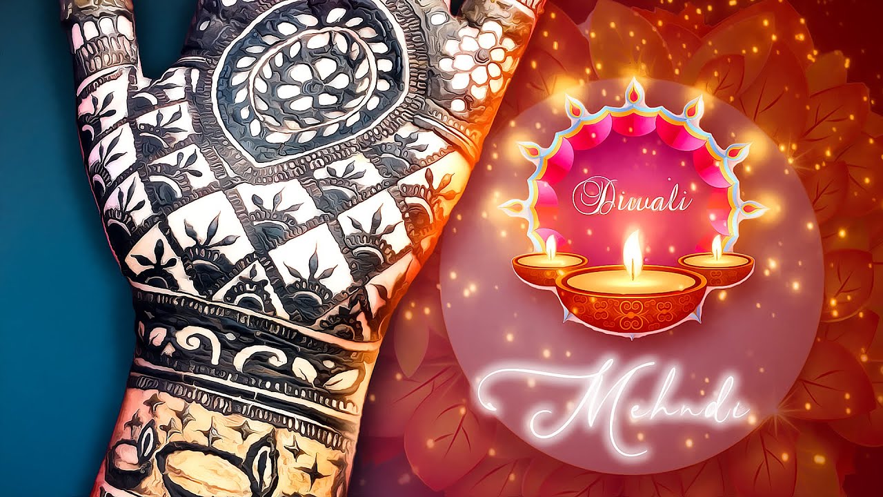Front Hand DIWALI Mehndi Design | Diwali Mehndi Design | Deepavali ...