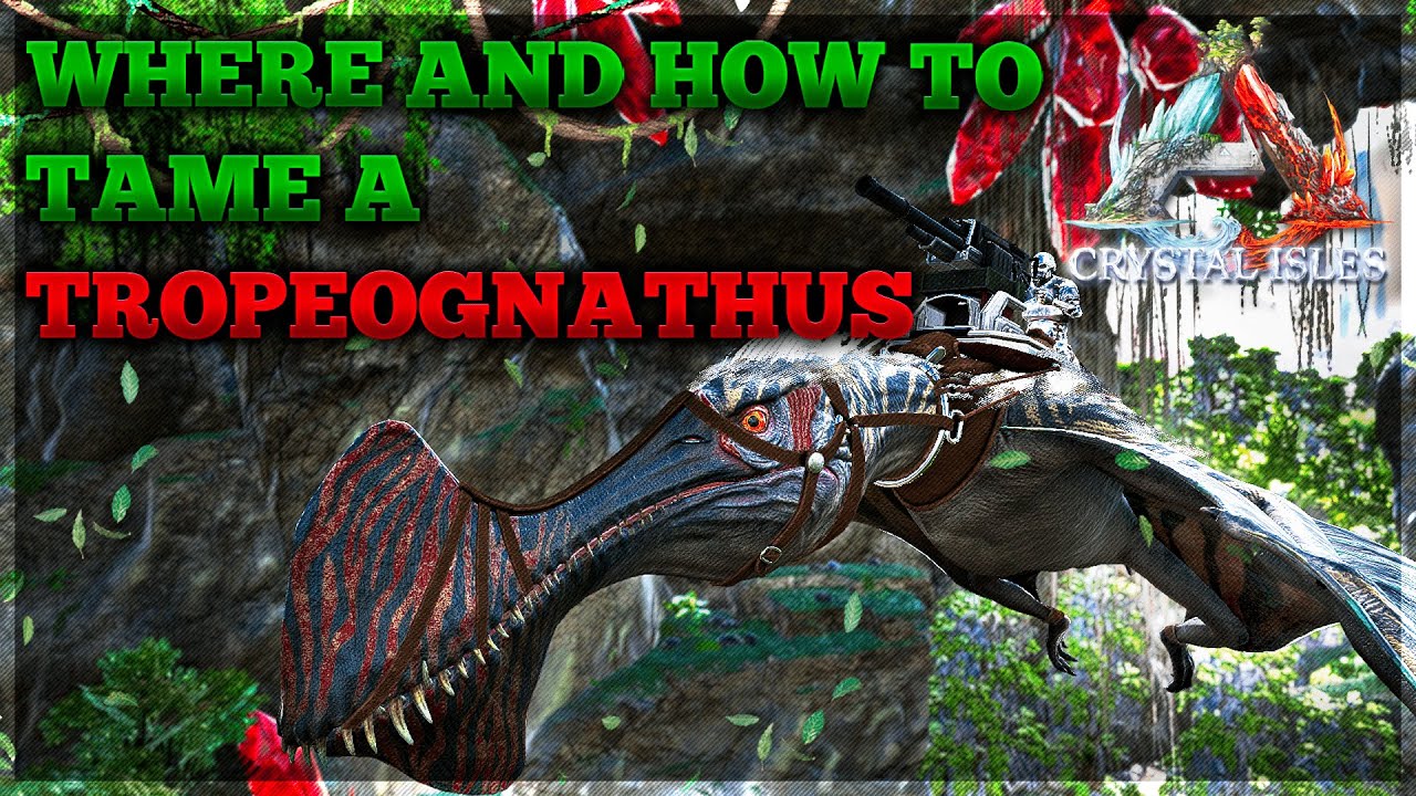 Ark | Where and how to tame Tropeognathus - YouTube