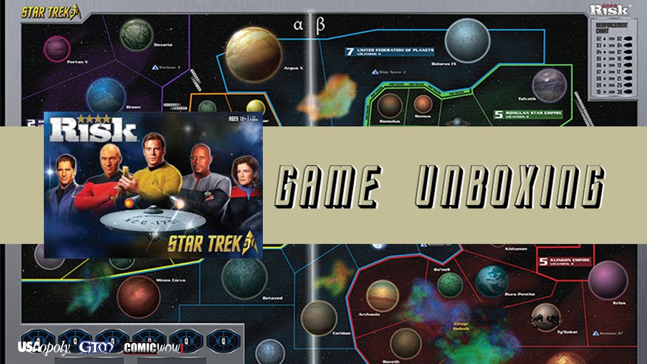 Star Trek Risk by USAopoly Unboxing - YouTube