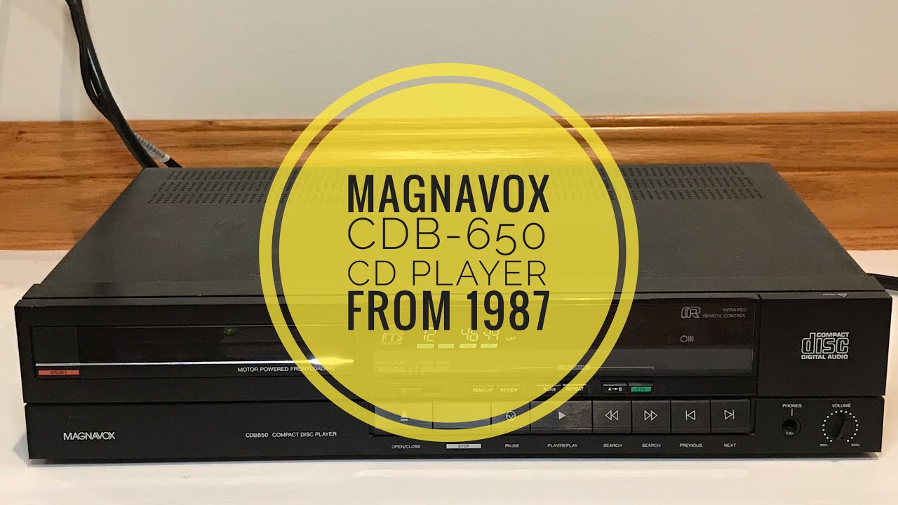 Magnavox CDB-650 CD player (video 56) - YouTube