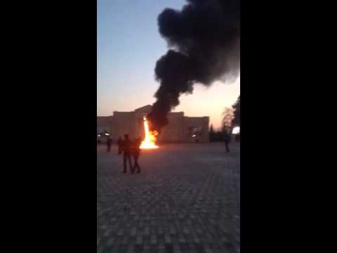 Saatlida 2013-u gormeden yanan yolka