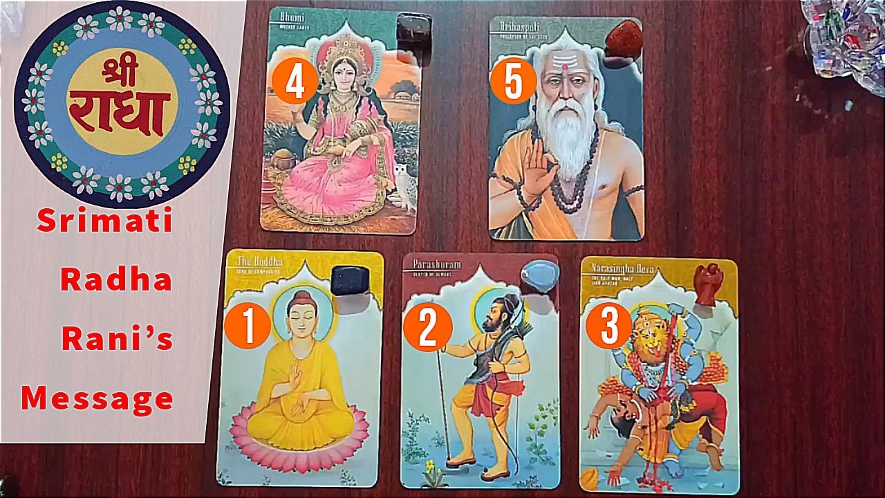 Messages from Srimati Radha Rani🔔Pick a card💓Hare Krishna Tarot - YouTube
