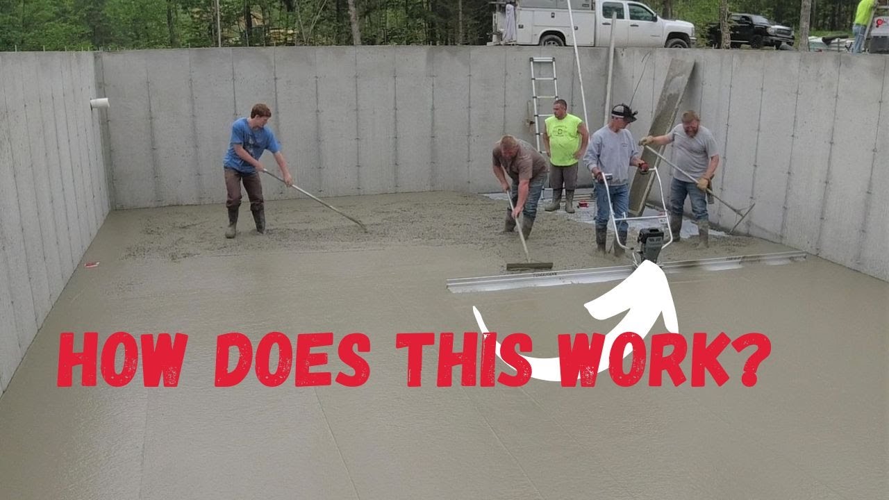 How To Screed Concrete | Power Screed Basics - YouTube