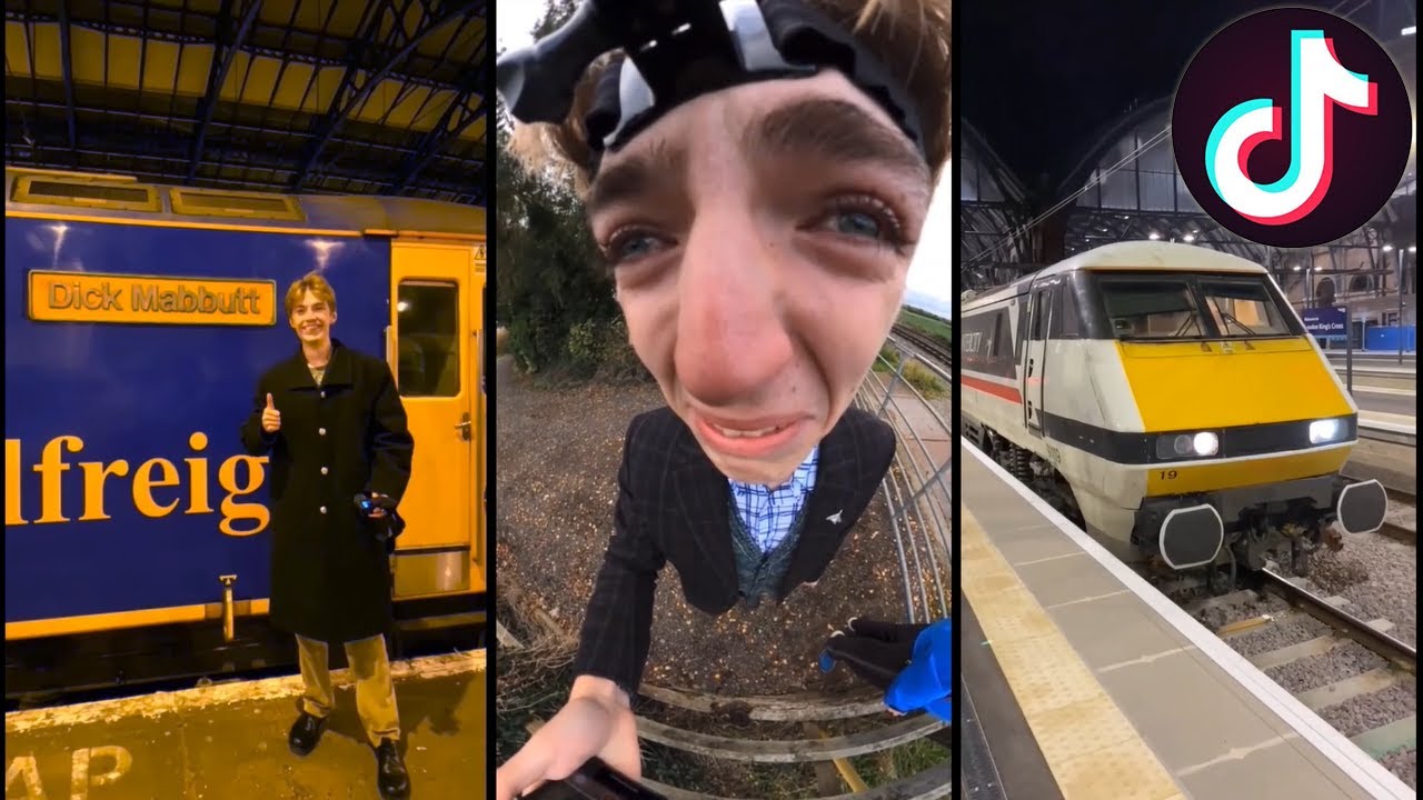 Best of Francis Bourgeois “train guy” -Tiktok's Biggest Train Fan - YouTube