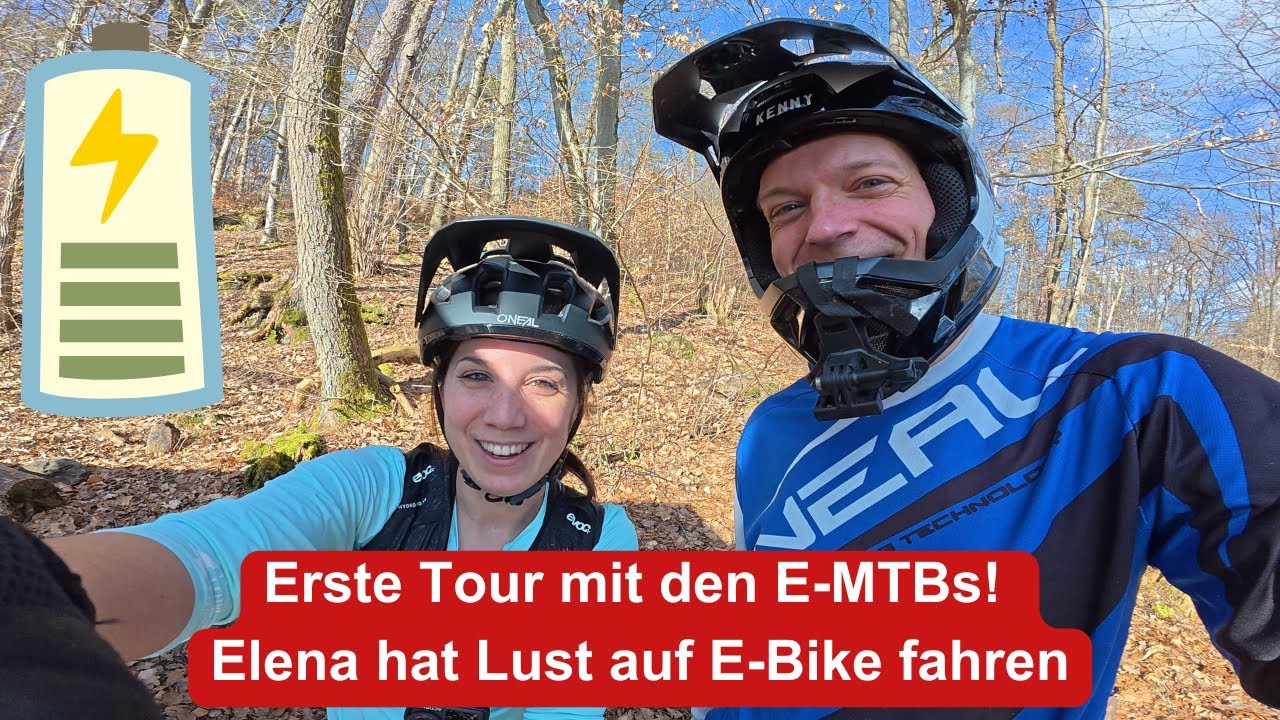 Erster Tour mit E-MTBs! Elena hat Lust auf E-Bike fahren | VLOG 52 ...