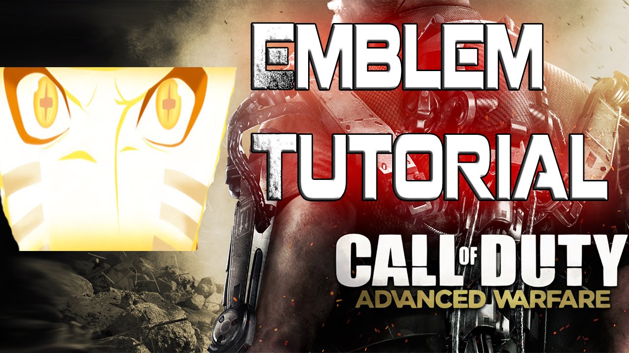 CoD Advanced Warfare Emblem Tutorial - Naruto 9 Tails Sage Mode - YouTube