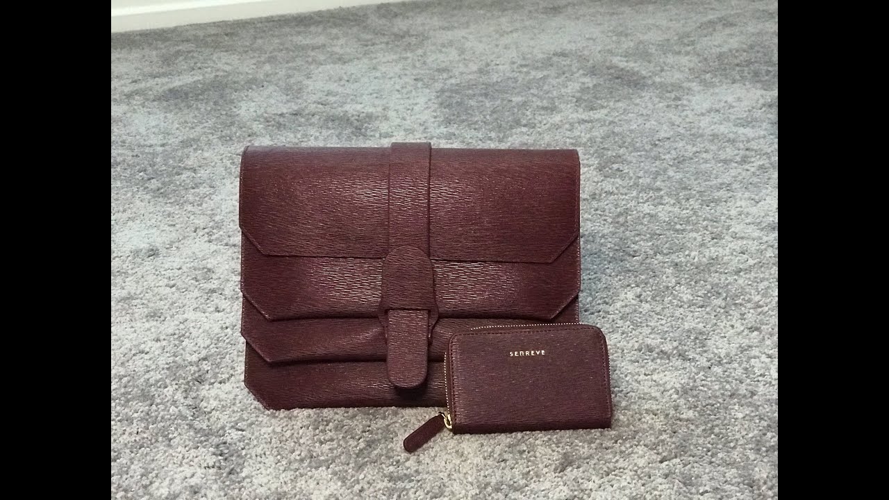 Senreve card wallet review - YouTube