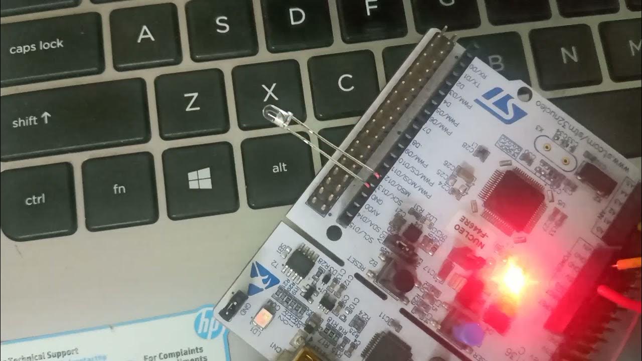 led brightness control using pwm and adc - YouTube
